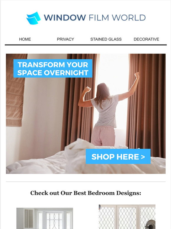 Window Film World: Take a Look at our Best Bedroom Window Film! | Milled