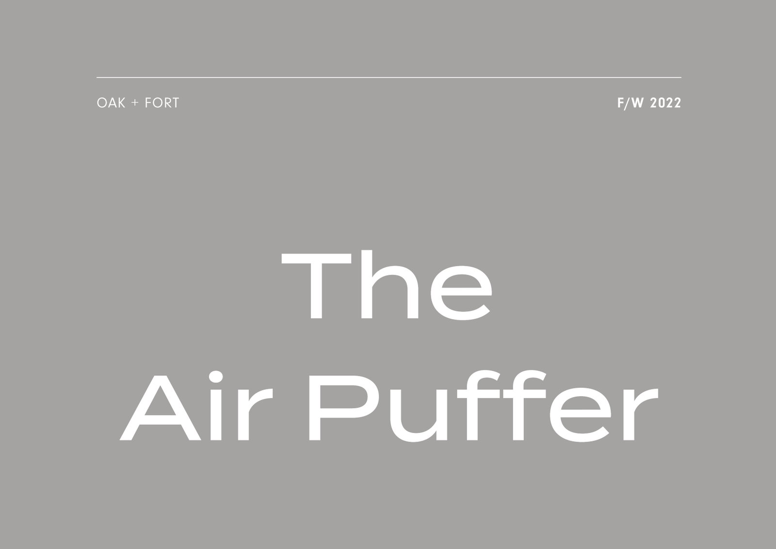 OAK + FORT: The Air Puffer is Here | Milled