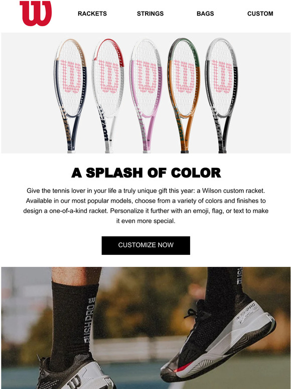 Wilson: GIVE A CUSTOM RACKET | Milled