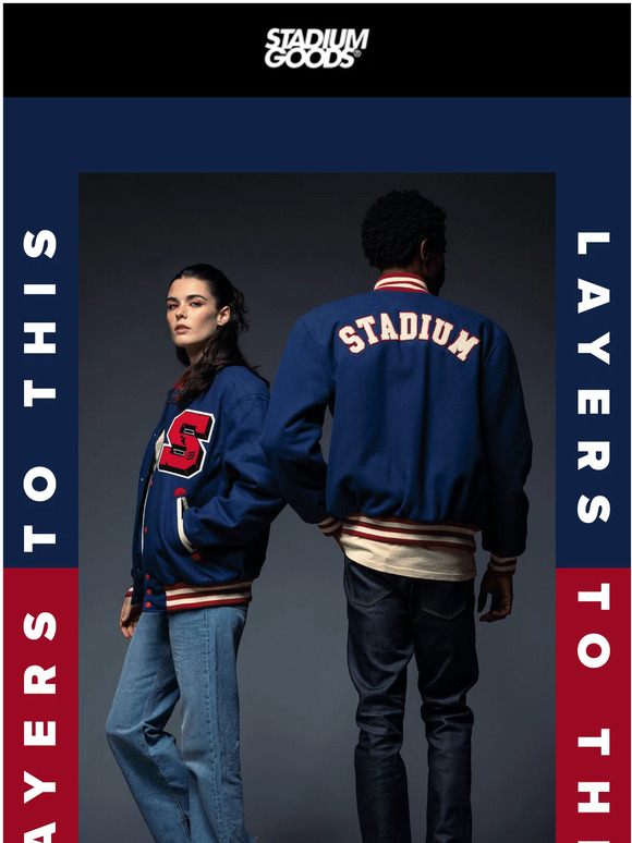 Stadium Goods: Just in: New STADIUM® Varsity Jackets | Milled