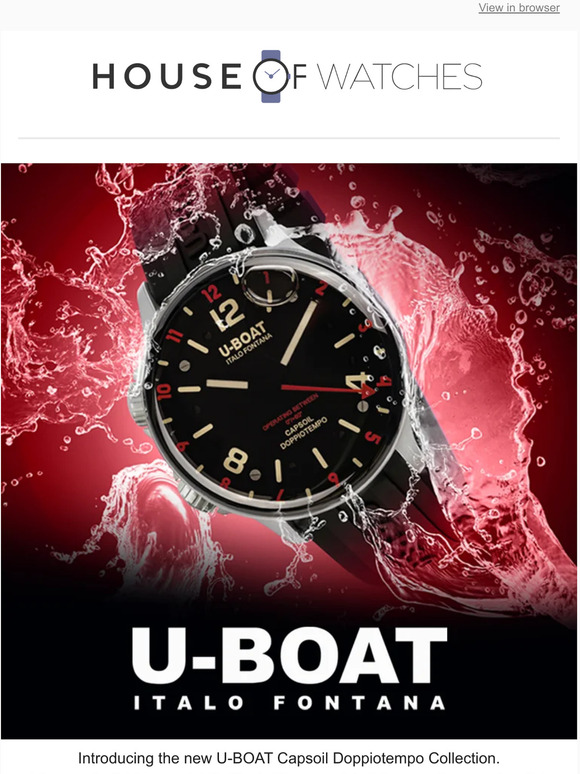 House of Watches: Discover U-BOAT Watches ⌚ | Milled
