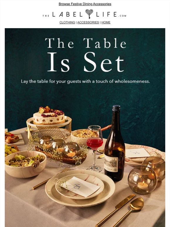 THE LABEL LIFE: A Table For All | Milled