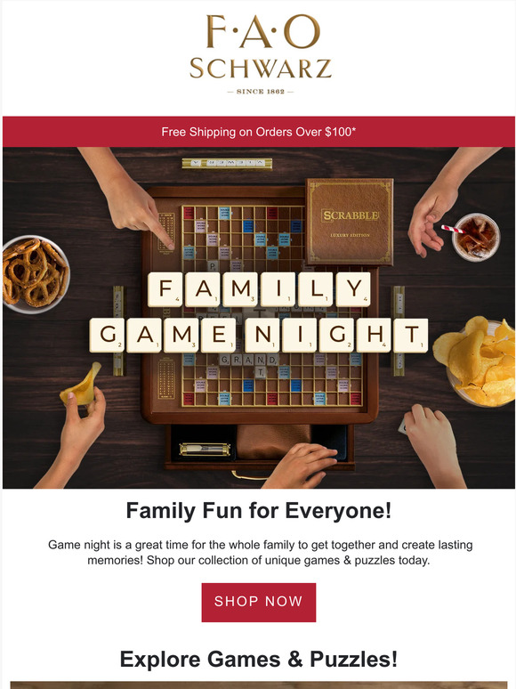 FAO Schwarz: It's Game Night! 🎲 | Milled