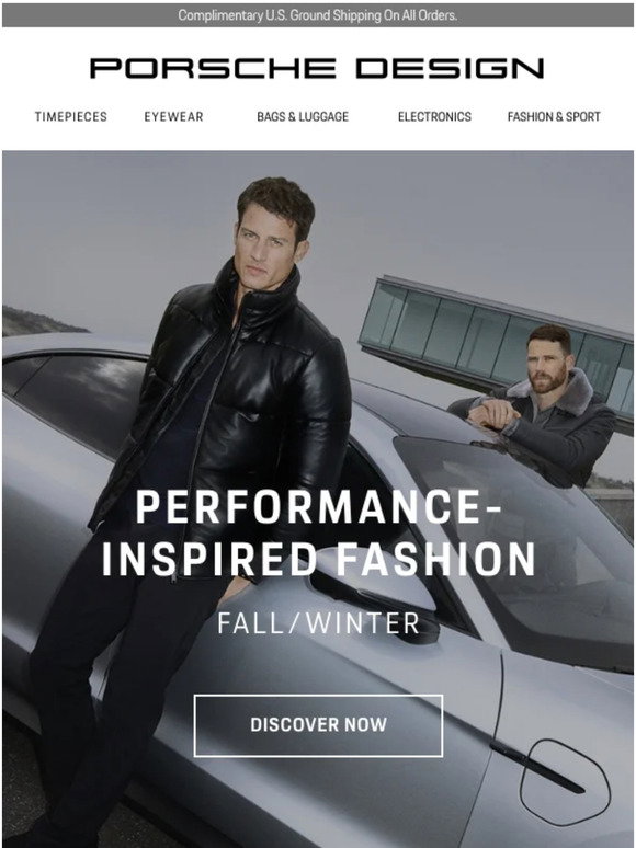 Porsche Design: Performance-inspired Fashion For Fall/Winter | Milled