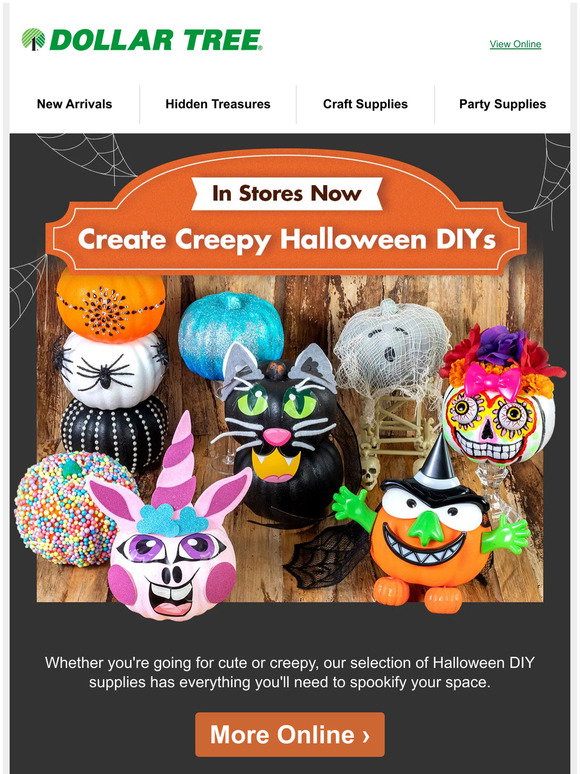 Dollar Tree: Create Spooky Halloween DIYs! | Milled