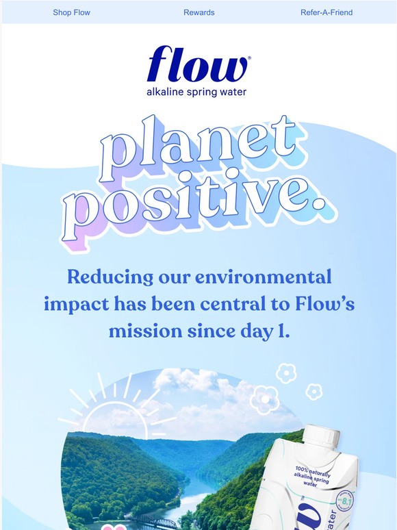 Flow Hydration: Our sustainability promise.🌱🌎 | Milled