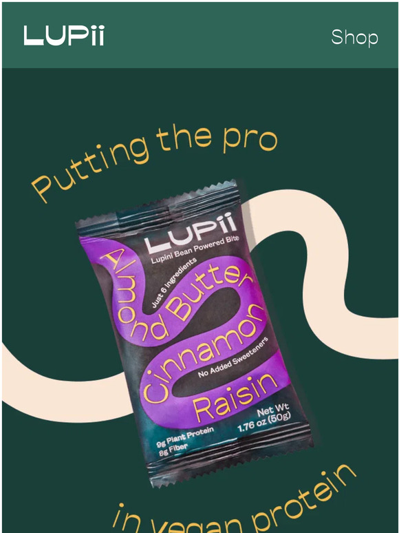 Lupii: Lupii vs. other plant-based bars | Milled