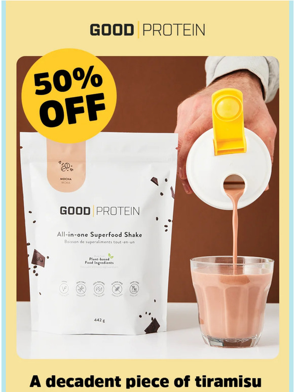 Good Protein: 50% off to get you started 🥳 | Milled