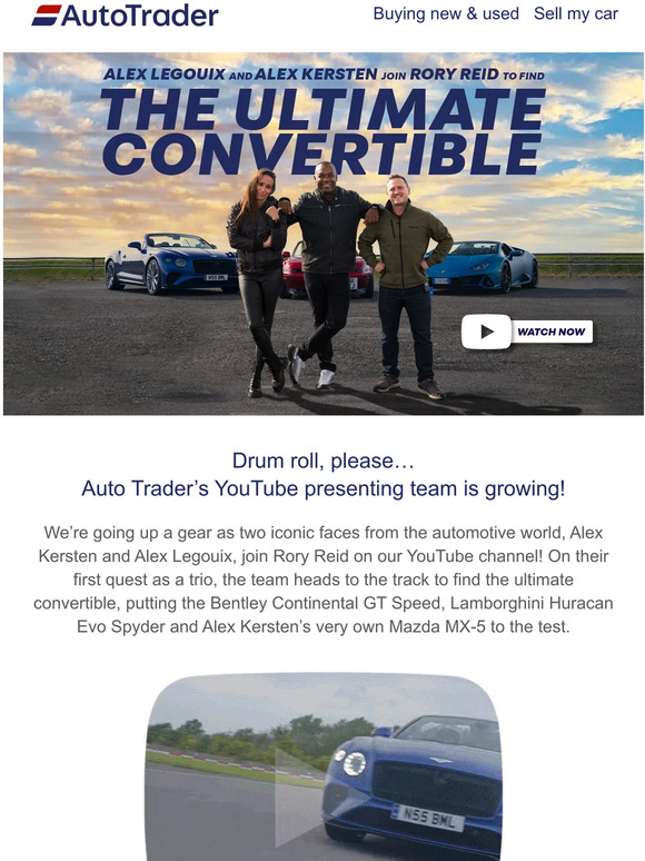 Autotrader.com: Alex Kersten and Alex Legouix join Rory Reid to find ...