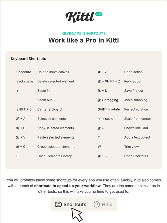 Kittl: Take a shortcut | Milled