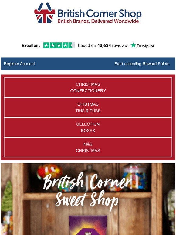 British Corner Shop: The British Corner Sweet Shop is open 😋 | Milled