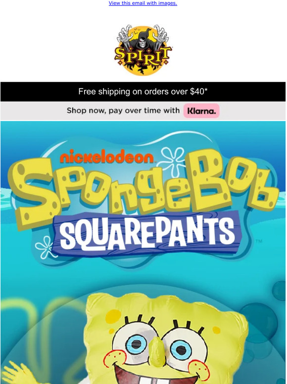 Spirit Halloween: 🍍 NEW SpongeBob SquarePants styles | Milled