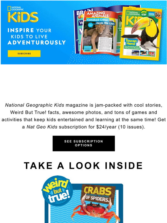 National Geographic: Inspire the joy of learning with Nat Geo Kids ...