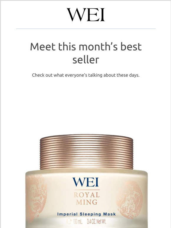 Wei Beauty: Meet this month’s best seller | Milled