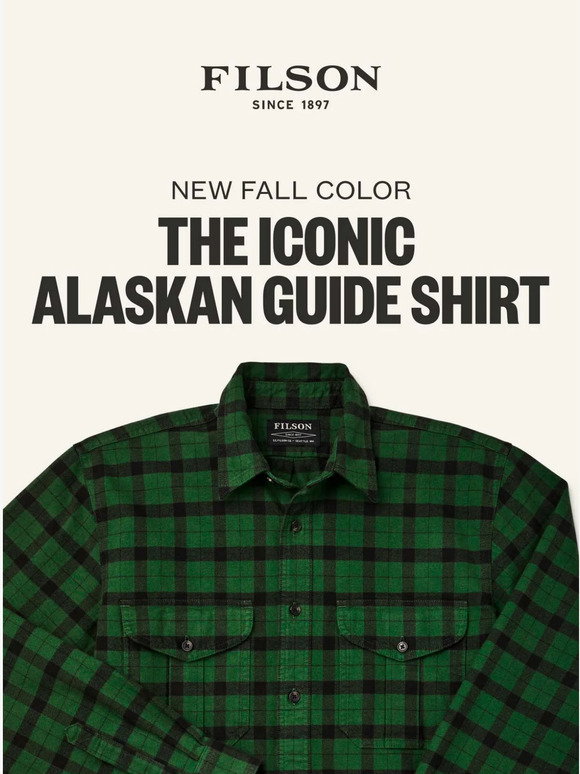 Filson: New Alaskan Guide Shirts & More | Milled