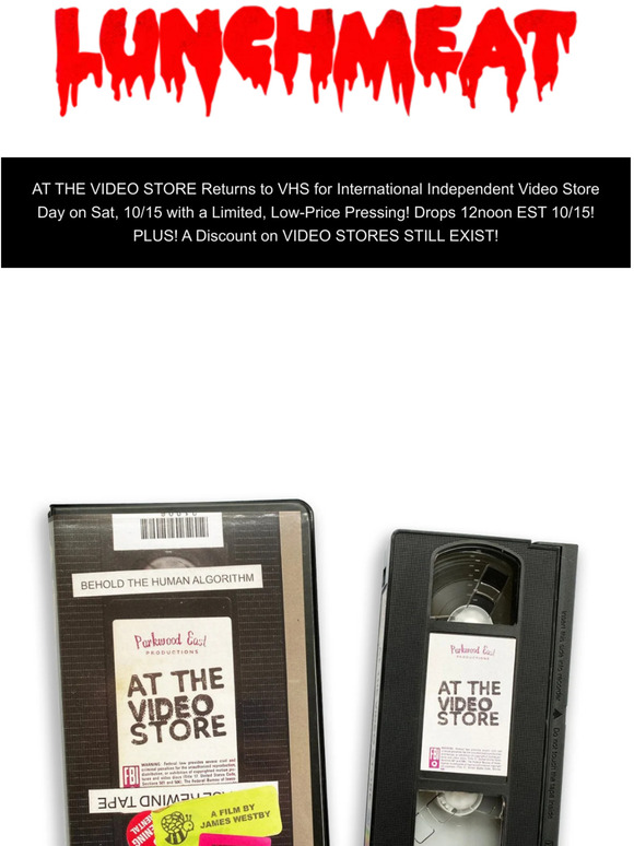 Lunchmeat VHS: AT THE VIDEO STORE Returns To VHS! | Milled