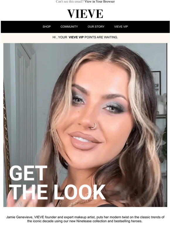 Vieve: Jamie's guide to the ultimate Ninetease look | Milled