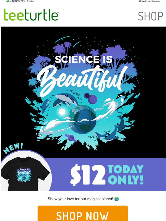 TeeTurtle: Science is BEAUTIFUL | Milled