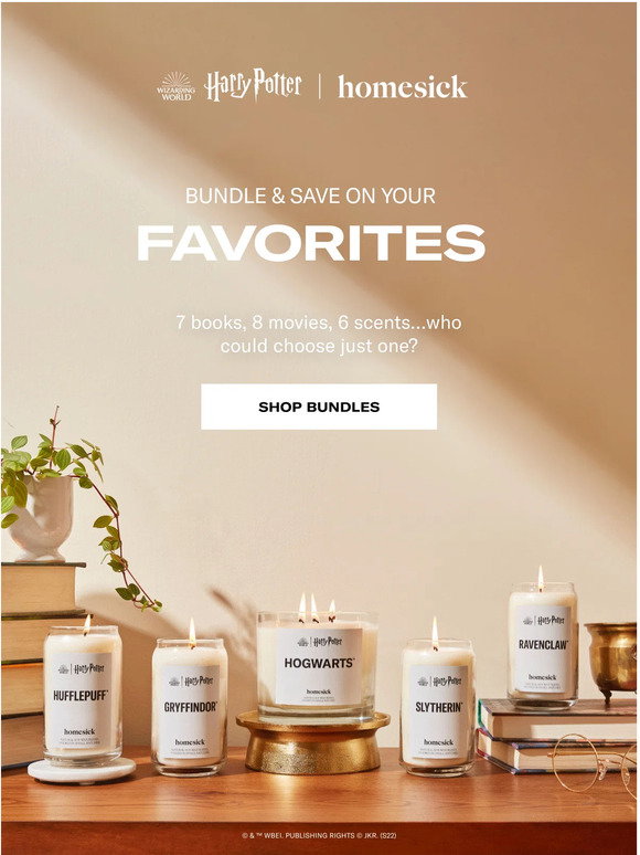 Homesick: NEW: Harry Potter™ Bundles ⚡ | Milled
