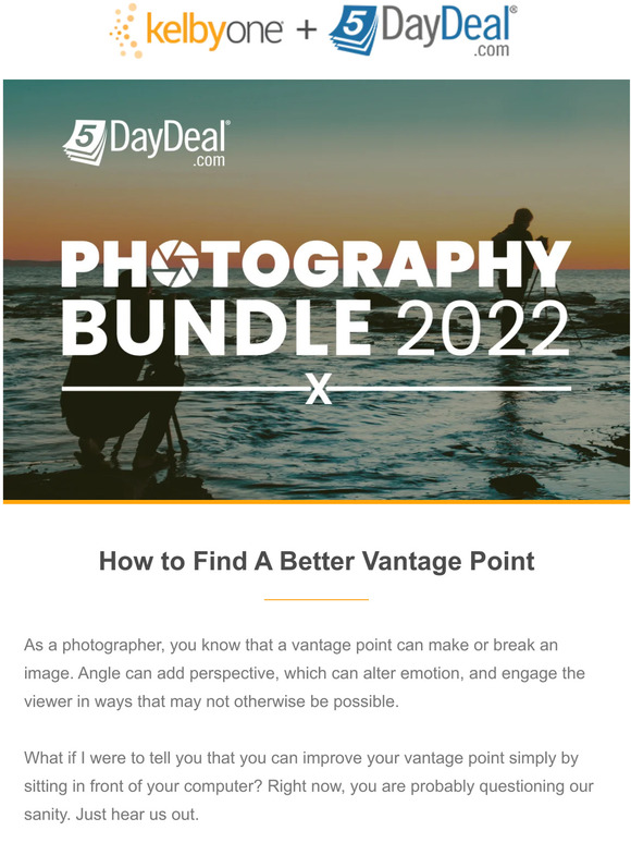 KelbyOne: How to find a better vantage point | Milled