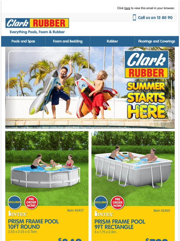 Clark Rubber: Summer Fun Starts Here! Shop Our Huge Range of Portable ...
