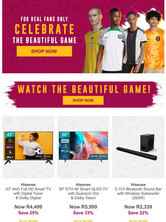 Takealot: Kick back, relax and celebrate the beautiful game with these ...
