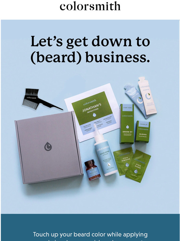 colorsmith: Ready to color your beard? 🧔 | Milled