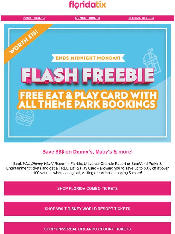 Florida Tix: FLASH Freebie Inside! 😍 | Milled