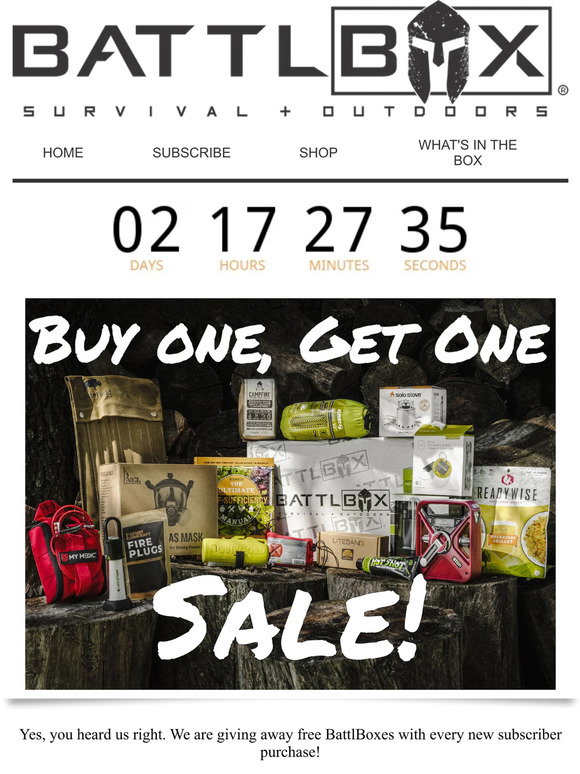 BattlBox: The BOGO sale you've been waiting for | Milled