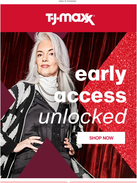 TJ Maxx: Hurry – You’ve got Early Access! 🚨 | Milled