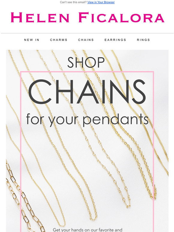 Helen Ficalora: Get A New Chain For Your Pendants 🎉 | Milled
