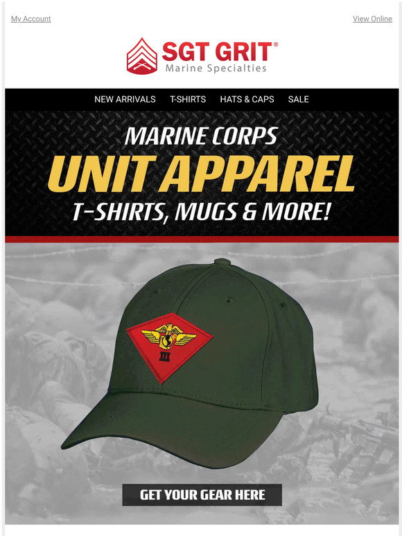 Sgt. Grit Marine Specialties: Marine Corps Unit Apparel | Milled