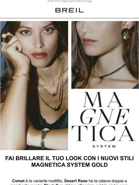 Breil: Magnetica System: i nuovi stili gold | Milled