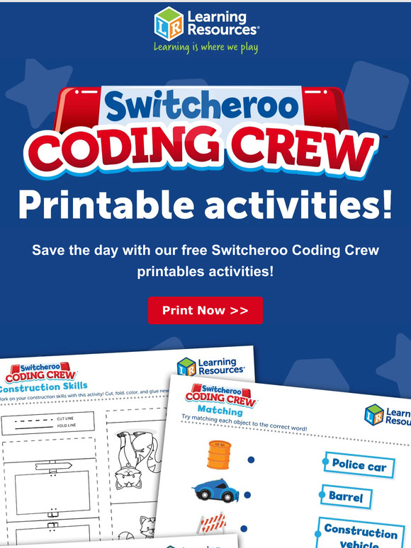 Learning Resources: Color, Match, and Save the Day with Coding Crew ...
