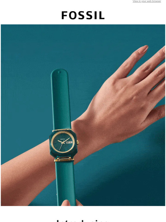 Fossil: Introducing Our Fossil Rock Candy Slap Watch | Milled