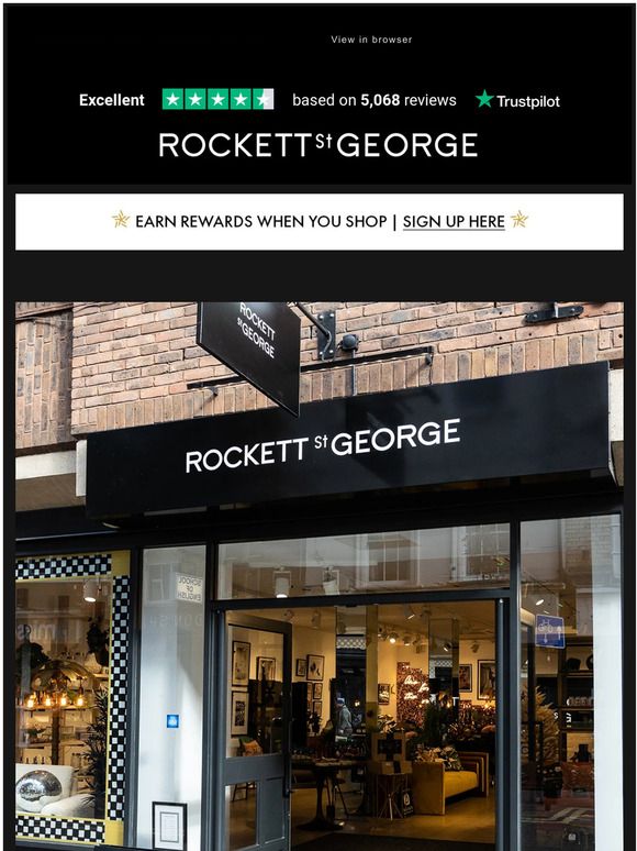Rockett St George: Take A Sneak Peek At Our NEW Store! | Milled