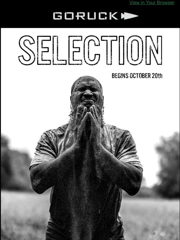 GORUCK: Are you ready for Selection? | Milled