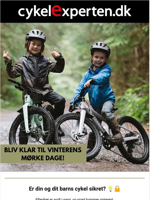 Cykelexperten: Husket reflekserne til dit barns cykel? 🔦🔆 | Milled