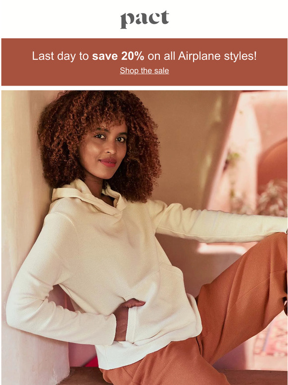 PACT Apparel: Thermal layers + 20% off Airplane styles! | Milled