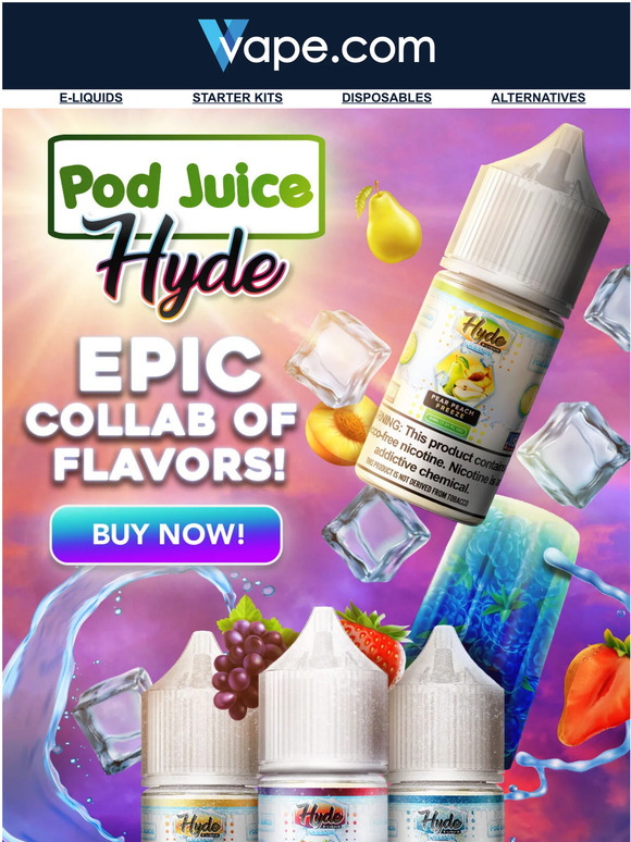 Vape: NEW! Pod Juice x Hyde e-Liquid💦 | Milled