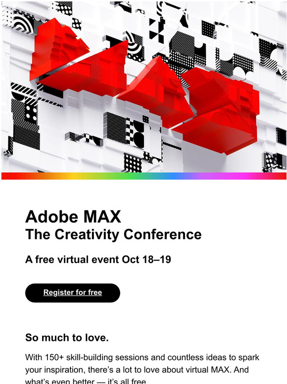 Adobe: MAX happens only once a year – don’t miss out | Milled