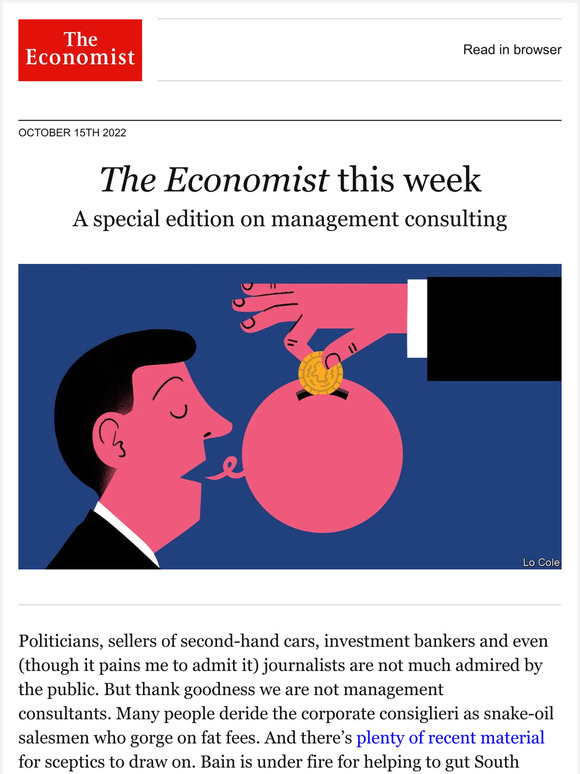 The Economist: Do management consultants do anything useful? | Milled