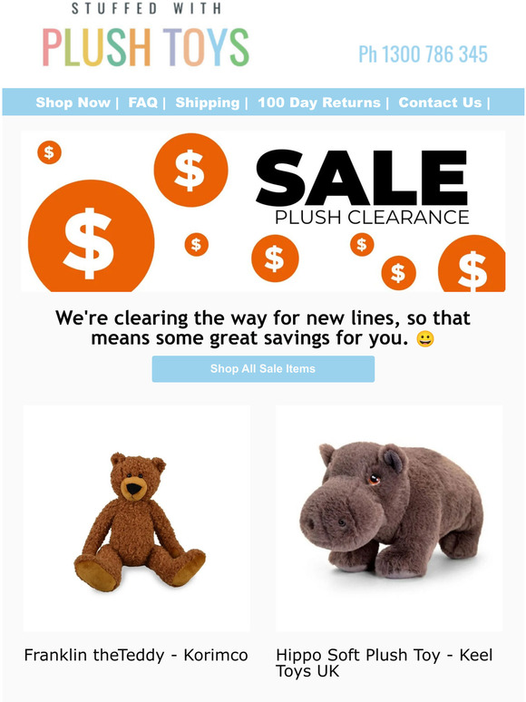Stuffed With Plush Toys 📢 Plush Sale Milled