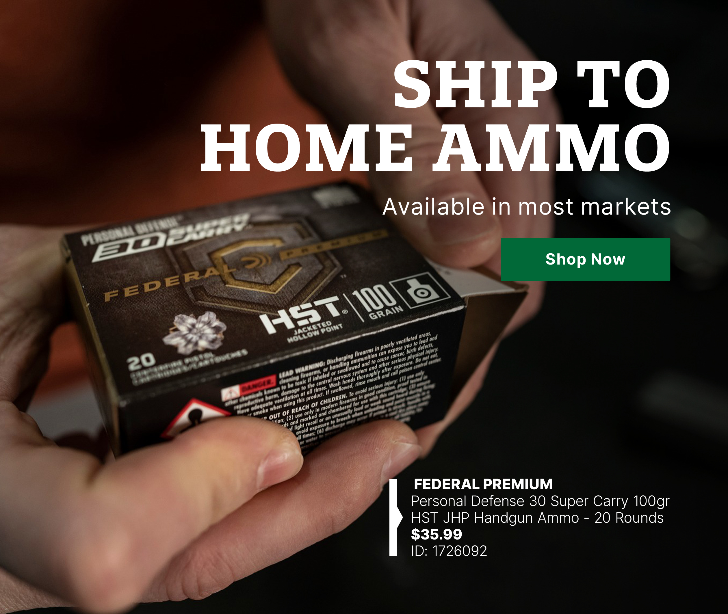 Sportsman's Warehouse: Ship Ammo Directly to Your Home | Milled