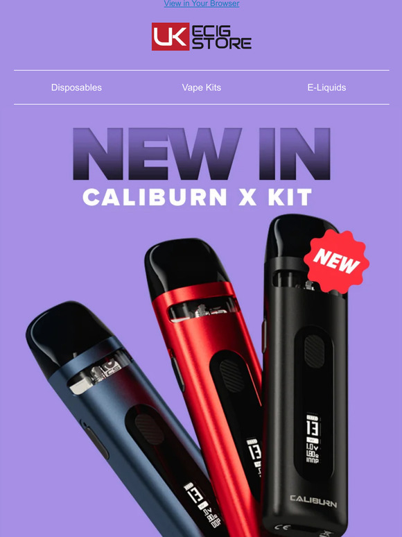 UK ECIG STORE: New Caliburn X by Uwell in Stock Now | Milled