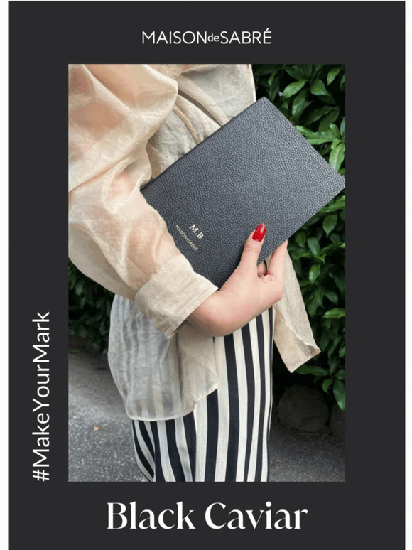 MAISON de SABRÉ: Colour Spotlight: Black Caviar 🖤 | Milled