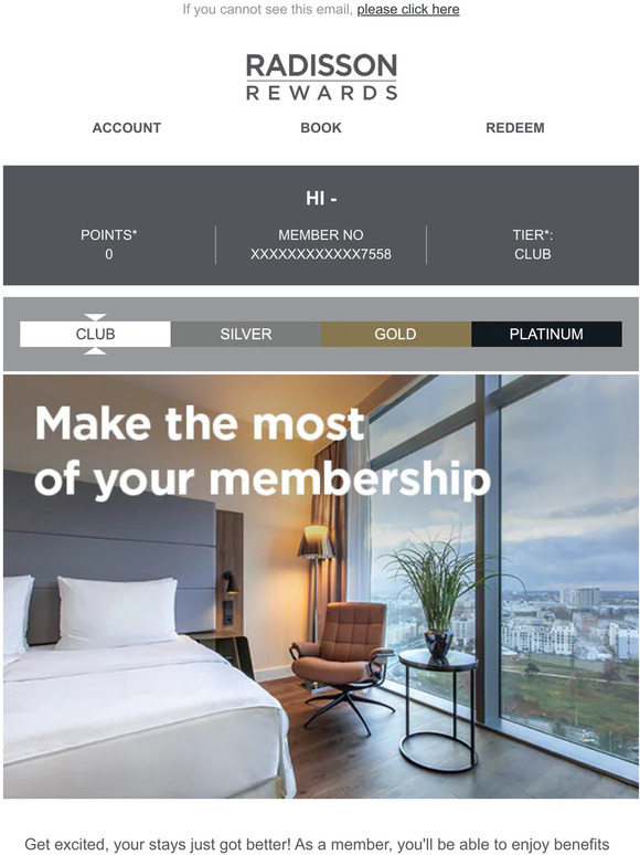 Radisson Blu Edwardian: Welcome 1 of 3: Member benefits you'll love ...