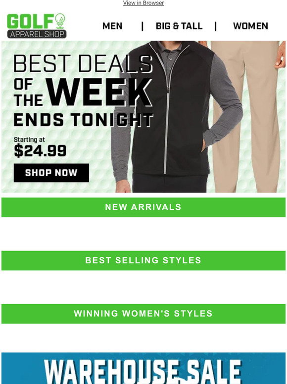 Golf Apparel Shop: Must-Have Styles of the Week | Milled