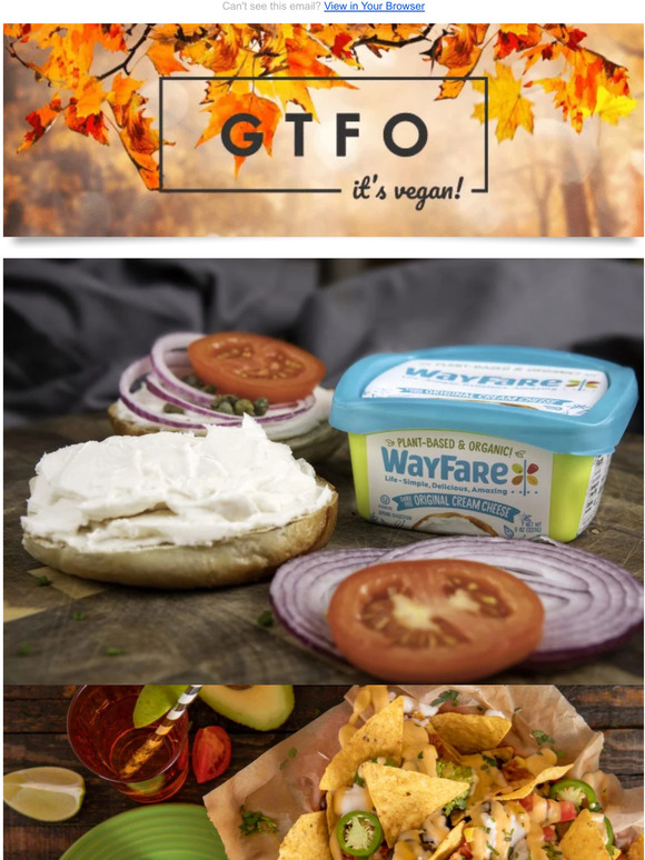 GTFO It's Vegan: JUST ADDED! WayFare Cream Cheese | Cheese Sauce ...