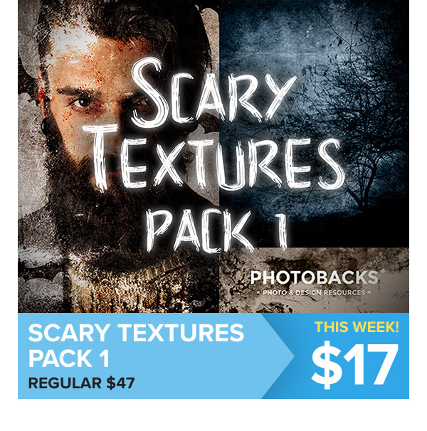 Photobacks: ALL NEW! Scary Textures Pack 2! + SPECIALS on Halloween ...